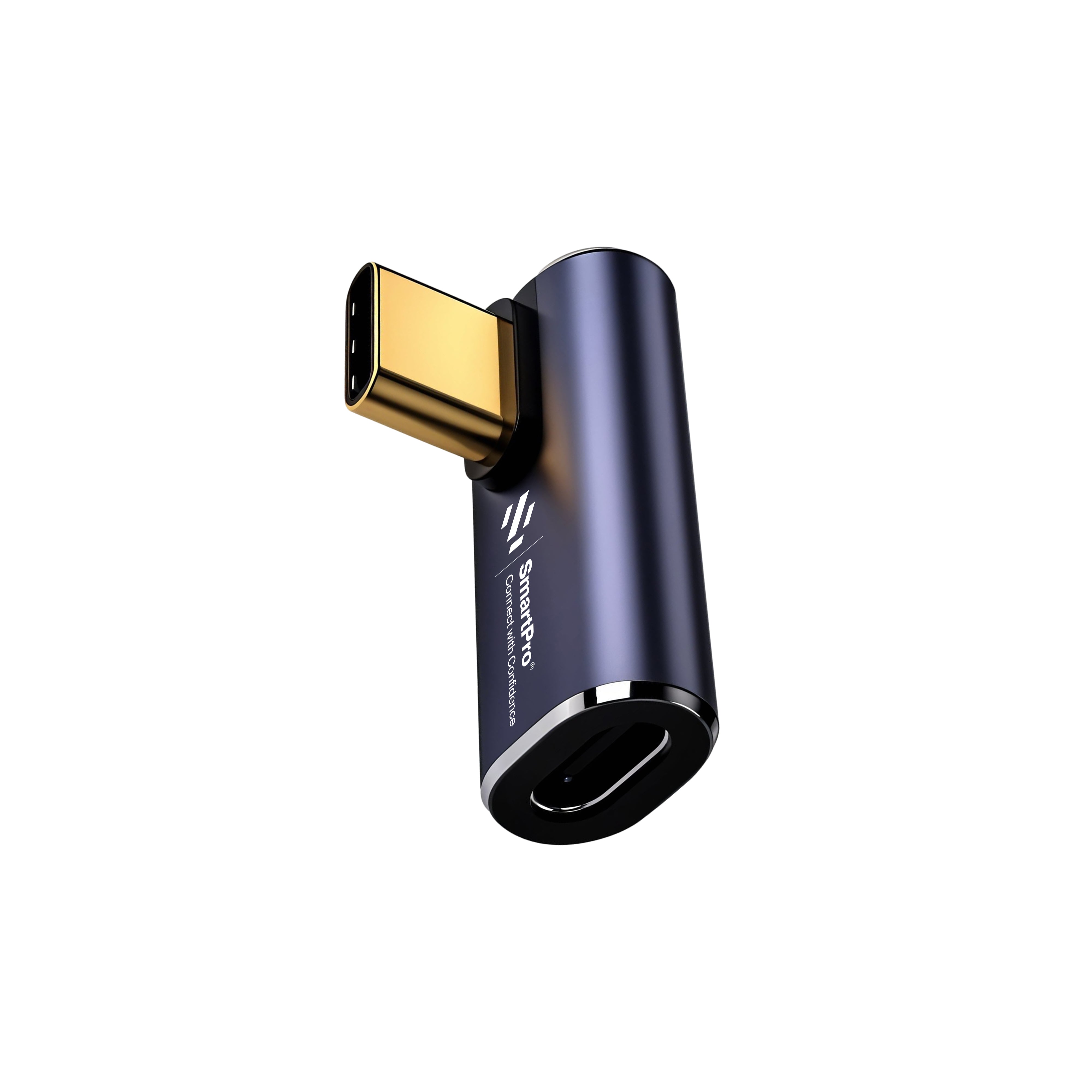SmartPro USB 4.0 TYPE C MALE-FEMALE JOINTER (L TYPE VERTICAL)Metal Bod