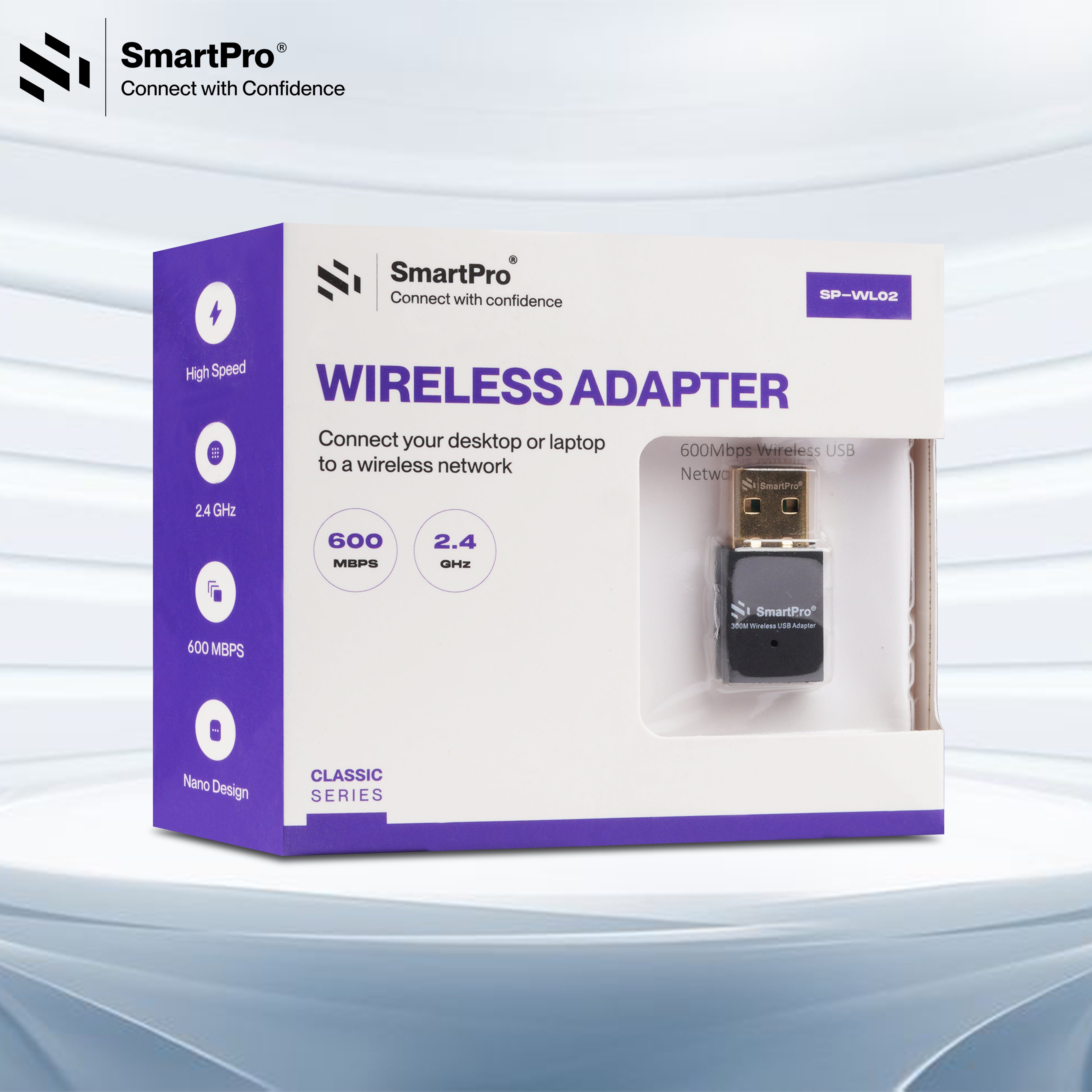 SmartPro WIRELESS ADAPTOR (600 MBPS)
